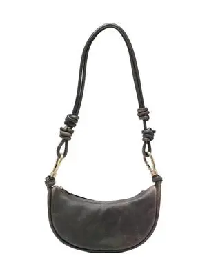 Simkhai Avery Leather Crossbody Bag - Brown