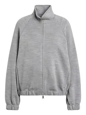 Max Mara High-neck Zip Sweater - Grey