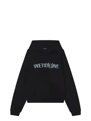 We11Done Logo-print Hoodie - Black