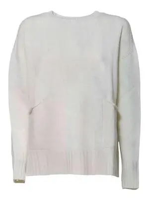 SOLOTRE Crew-neck Sweater - White