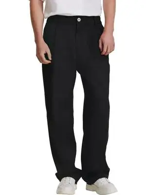 IRINA VOINEA Button-fastening Trousers - Black