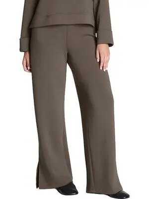 Spanx Airessentials Zero Waistband Wide Leg Pants Mineral
