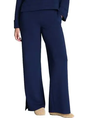 Spanx Airessentials Zero Waistband Wide Leg Pants Timeless Navy