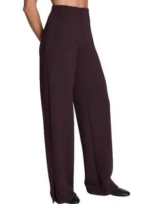Spanx Airessentials Zero Waistband Wide Leg Pants - Truffle Brown