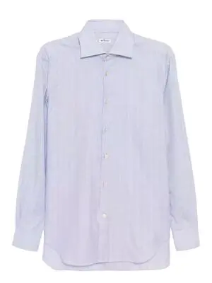 Kiton Stripe-printed Shirt - Blue