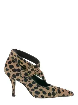 Khaite 85mm Sloan Printed Pumps - Neutrals
