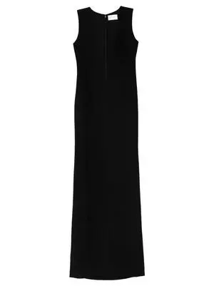 MONOT V-neck Maxi Dress - Black
