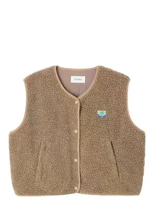 American Vintage Shearling Gilet - Brown
