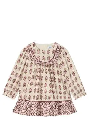 MAYORAL Baby Long-sleeve Printed Dress - Pink