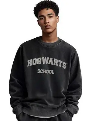 BLVCK Harry Potter X Hogwarts School Sweater - Black