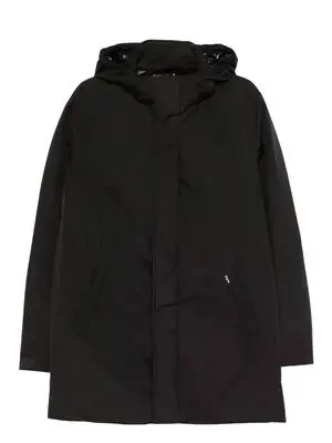 Add Hooded Coat - Black