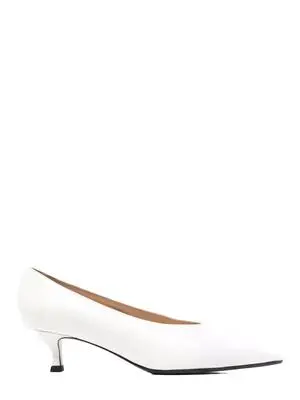 FABIO RUSCONI 45mm Scarlino Pointed-toe Pumps - White