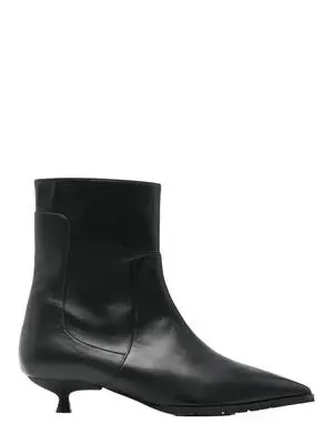 FRATELLI RUSSO 35mm Pointed-toe Ankle Boots - Black
