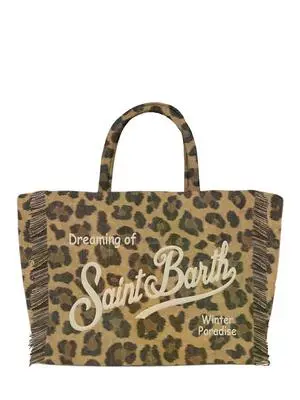 MC2 SAINT BARTH Leopard-Print Tote Bag