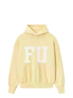 Fear Of God Educate Side-pockets Cotton Hoodie - Yellow