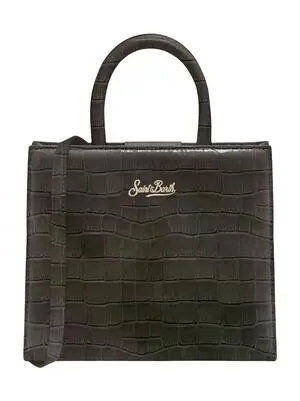 MC2 SAINT BARTH Croco-printed Tote Bag - Brown