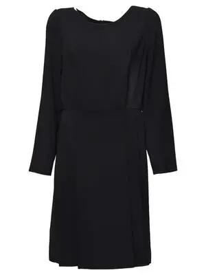 Aspesi Long-sleeve Midi Dress - Black