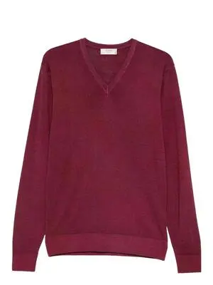 FERRANTE V-Neck Knitted Sweater