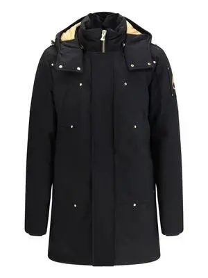 Moose Knuckles Stirling Hooded Zip-up Parka - Black