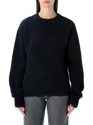 EXTREME CASHMERE X Long-sleeve Ribbed Sweater - Blue