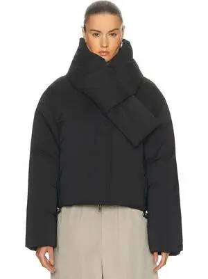 Alexander Wang Cropped Puffer Jacket - Black