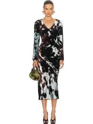 Dries Van Noten Duska Dress - Brown