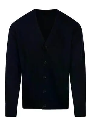 ROBERTO COLLINA Wool Cardigan - Blue