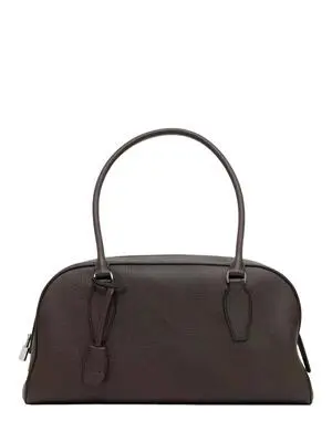 THE ROW Zip Handle Tote Bag - Brown
