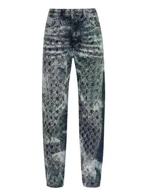 DIESEL® Frayed-Effect Jeans Grey