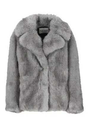 STAND STUDIO Faux Fur Jacket - Grey