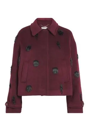 Simkhai Wool-blend Katya Jacket - Red