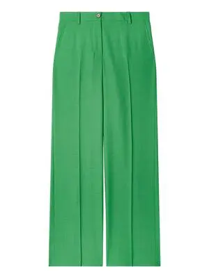 PAUL SMITH Wool-Blend Wide-Leg Trousers