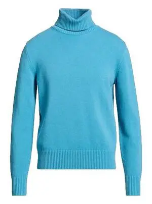 Herno Turtleneck Wool Sweater - Blue