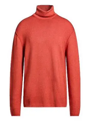 Crossley Turtleneck Virgin Wool Top - Red