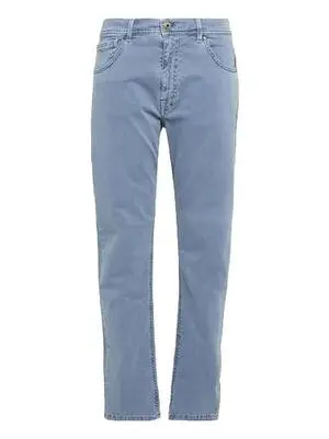 AERONAUTICA MILITARE Tapered Gabardine Trousers - Blue