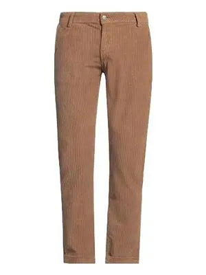DANIELE ALESSANDRINI Corduroy Tapered Leg Pants - Brown