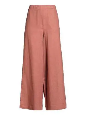 DANIELE FIESOLI Wide-leg Linen Pants - Red