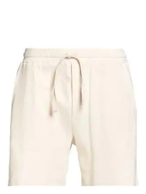 WOOL & CO Cotton Jersey Shorts - White