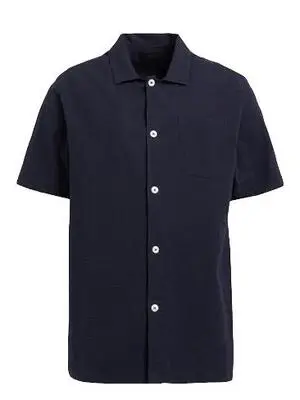 OUT/FIT Shirt Size Cotton, Elastane - Navy