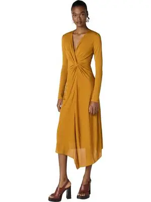 Diane Von Furstenberg Beatrice Midi Dress - Toffee