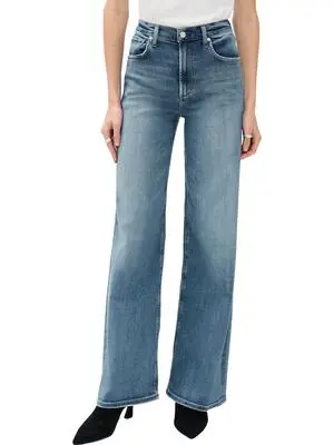 Citizens Of Humanity Lyra Long Wide-leg Jeans - Cooper