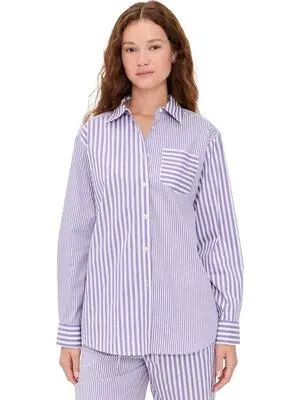 Solid & Striped The Avril Button Down - Ultra Violet