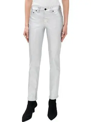 Free People Oracle Metallic Jeans - Divine
