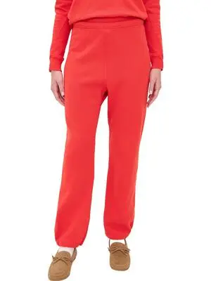 The Great. Fleece Sport Sweatpants - Bright Red