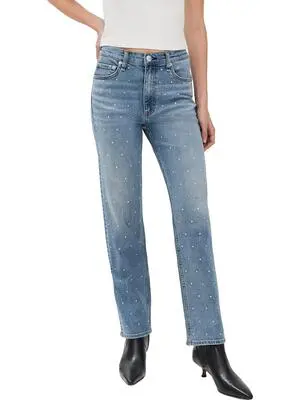 Rag & Bone Harlow Ankle Straight Jeans - Orianjewel