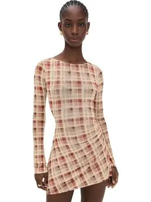 RESA Mia Plaid Mini Dress
