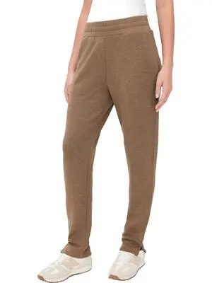 Varley The Slim Zip Hem Pants - Golden Bronze Marl