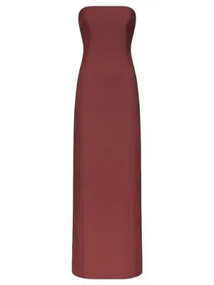 Loulou De Saison Shilo Bustier Maxi Dress - Red