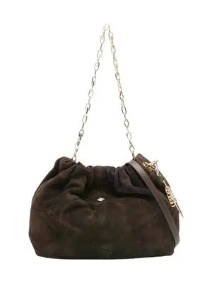 Ba&sh Mini June Suede Tote Bag - Brown