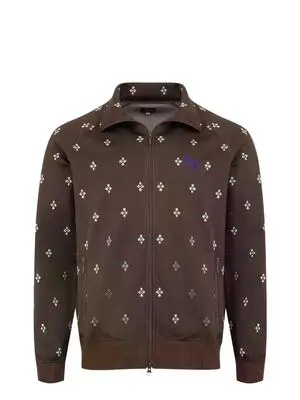 Needles Jacquard Patterned Sweatshirt - Brown